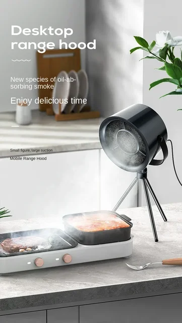 Smallest Kitchen Exhaust Fan 2024 Portable Range Hood,Portable Kitchen