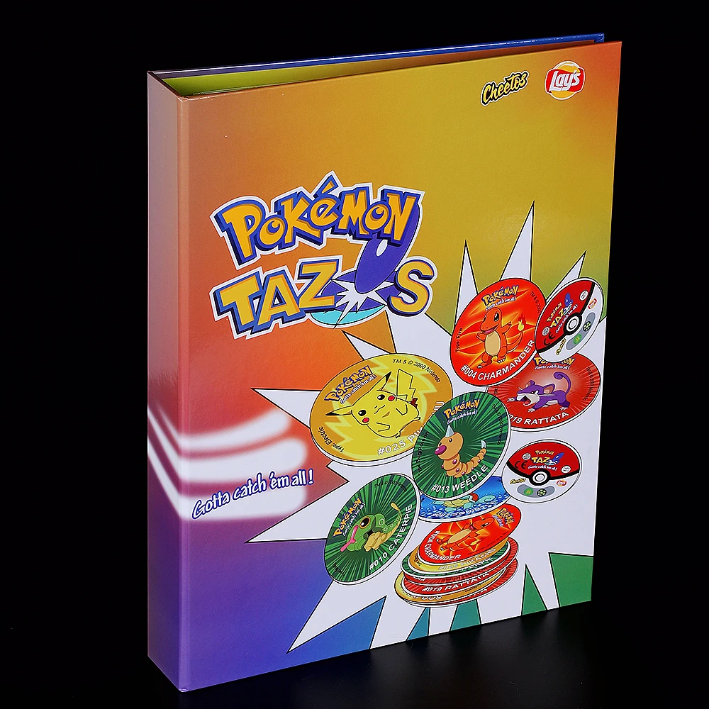 Tazos Pokemon 1/ 2 Generation 81-160pcs 3D Tazos Album Round Card ...