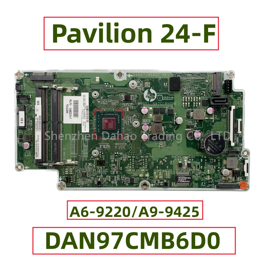 DAN97CMB6D0-MODEL-N97C-For-HP-Pavilion-24-F-22-F038LA-AIO-Motherboard ...
