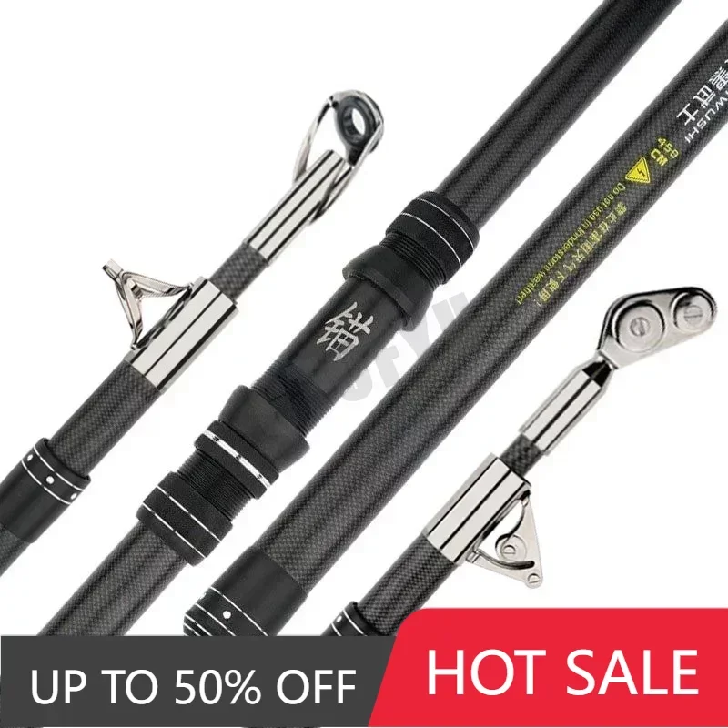 2-1M-2-4M-Carbon-Fishing-Rod-50kg-above-Superhard-Long-Distance ...