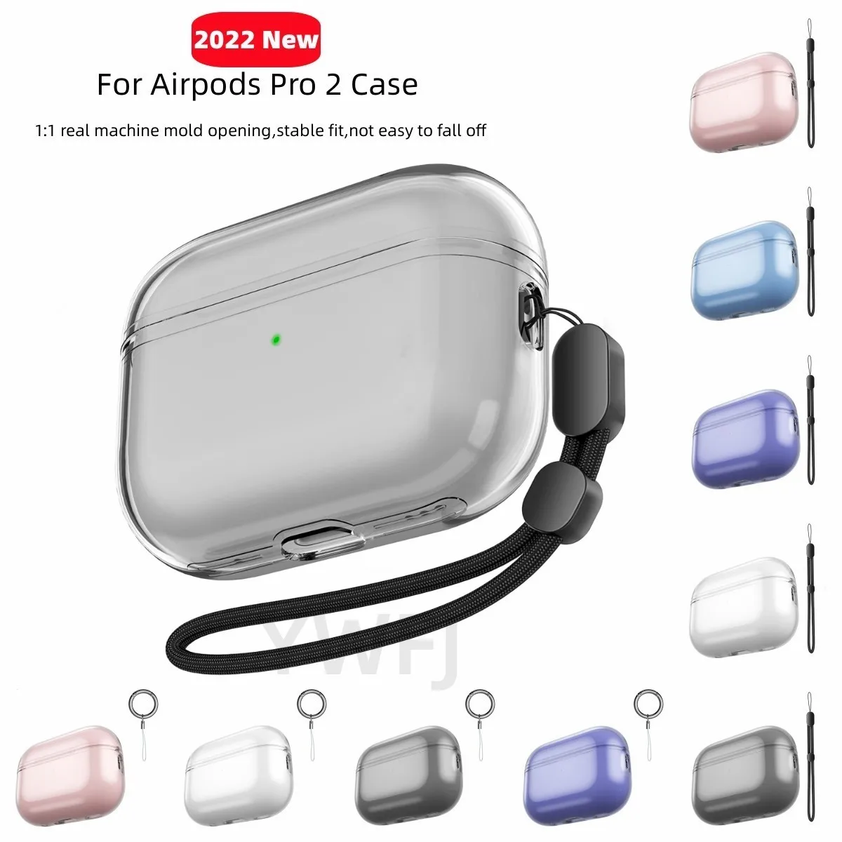 For-Airpods-Pro-2-Clear-case-Compatible-with-Mag-Safe-Wireless-Charging ...
