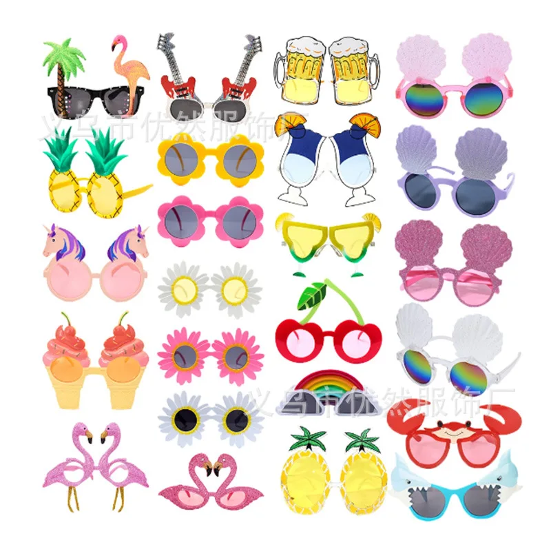 Novelty-Party-Sunglasses-Fun-Hawaiian-Sunglasses-Beach-Party ...