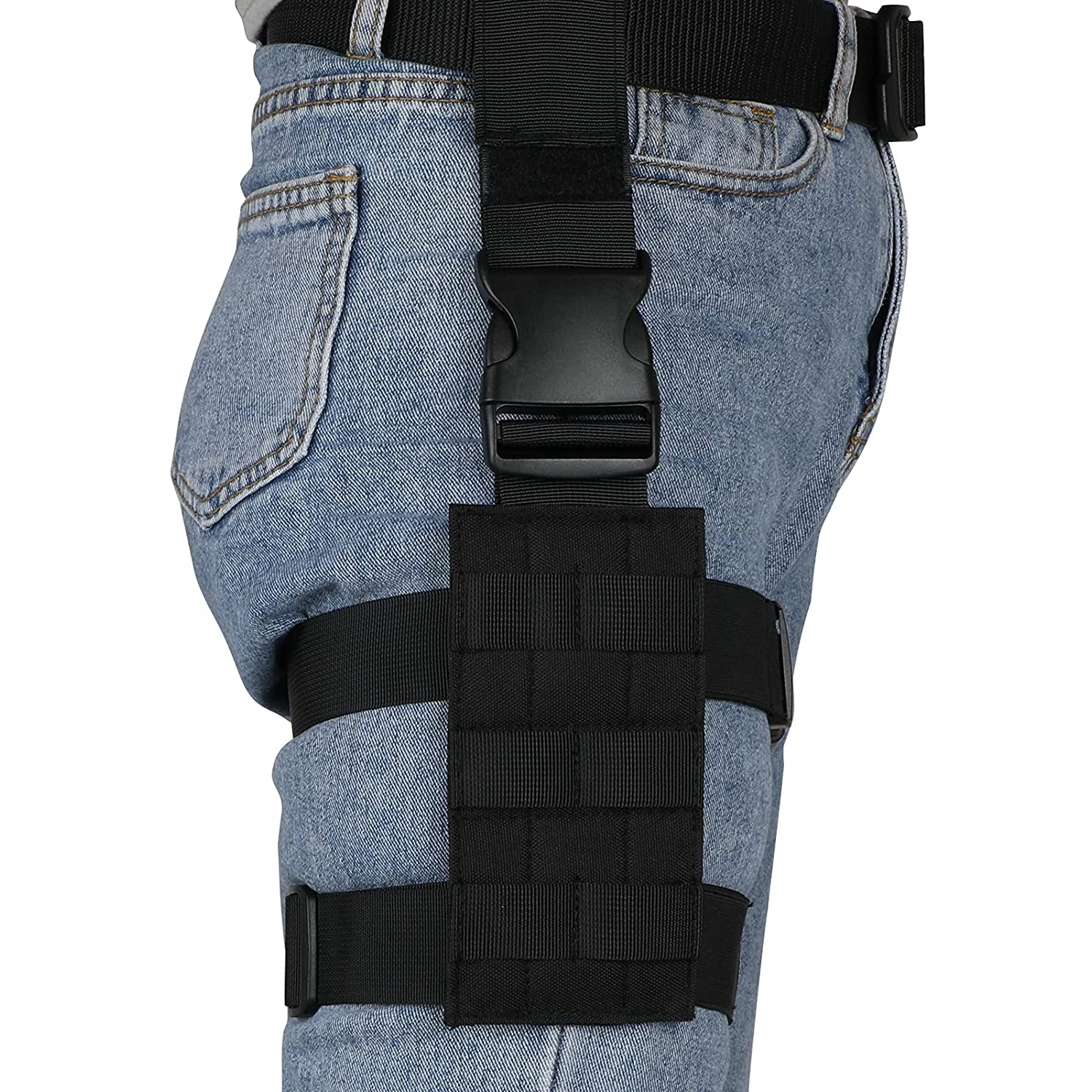 Universal-Drop-Leg-Holster-Thigh-Platform-Tactical-MOLLE-Gun-Holster ...