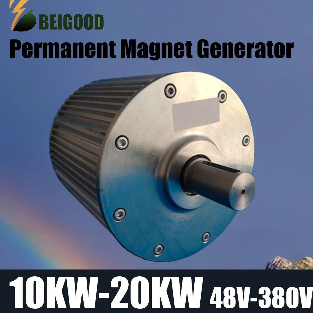 Super-Low-RPM-300-RPM-10KW-15KW-20KW-48V-380V-Hydraulic-Maglev-Coreless ...