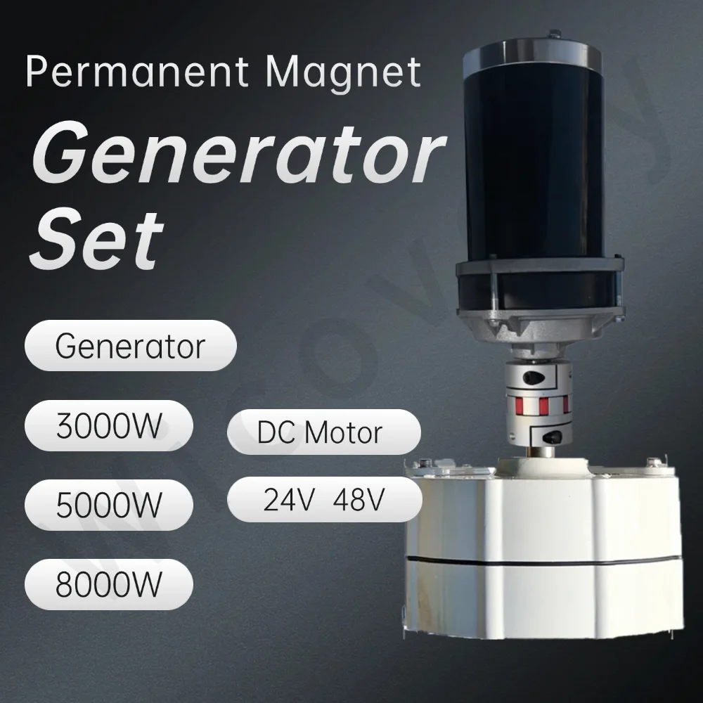 12V 24V 48V Low Noise Dynamo Homeuse Gearless Permanent Magnet AC ...