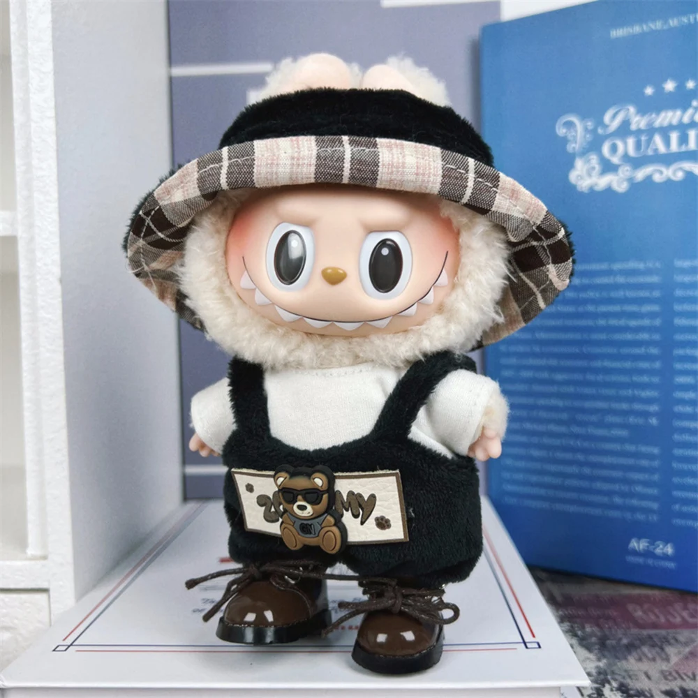 For 17cm Mini Plush Labubu Fashion Clothing Set For Labubu Clothes ...