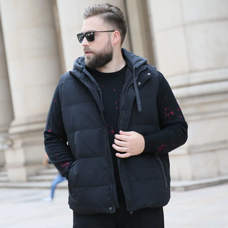 New-vest-men-s-autumn-winter-thickened-down-vest-waistcoat-plus-size ...