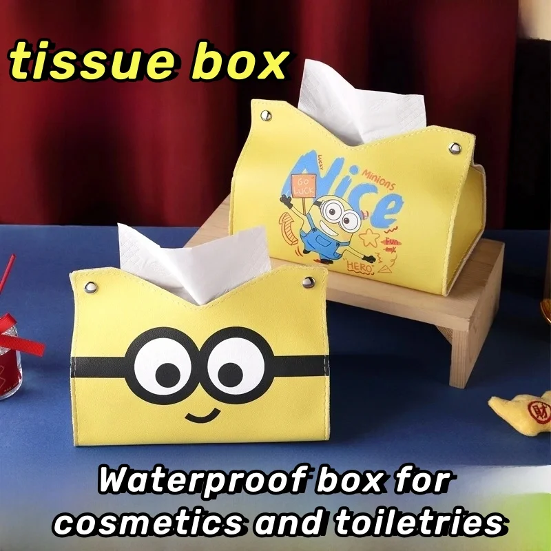 Cartoon-anime-movies-Despicable-Me-Box-Cute-tissue-box-waterproof-Girl ...