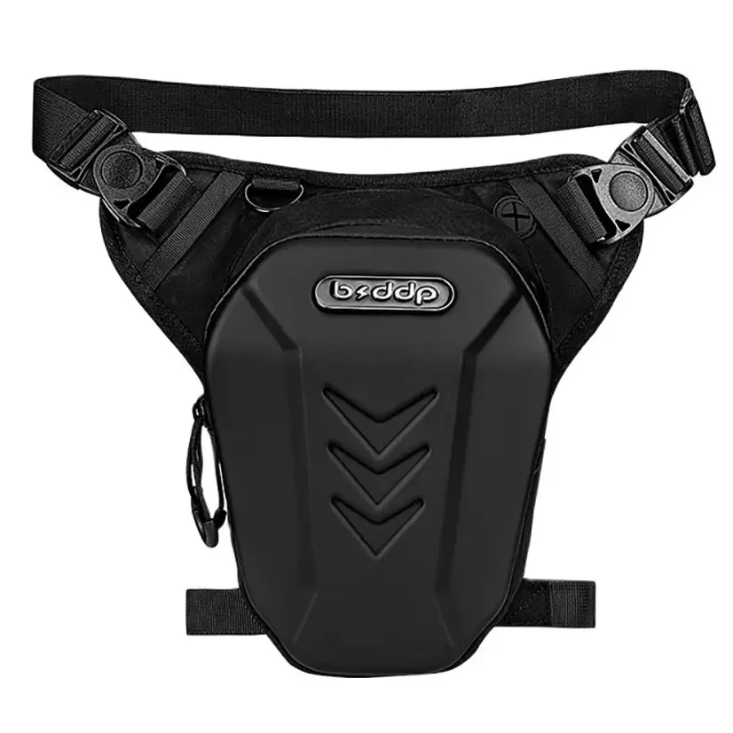 2024-New-Men-Motorcycle-Drop-Leg-Side-Bag-Black-Motorcycle-Bag-Hard ...