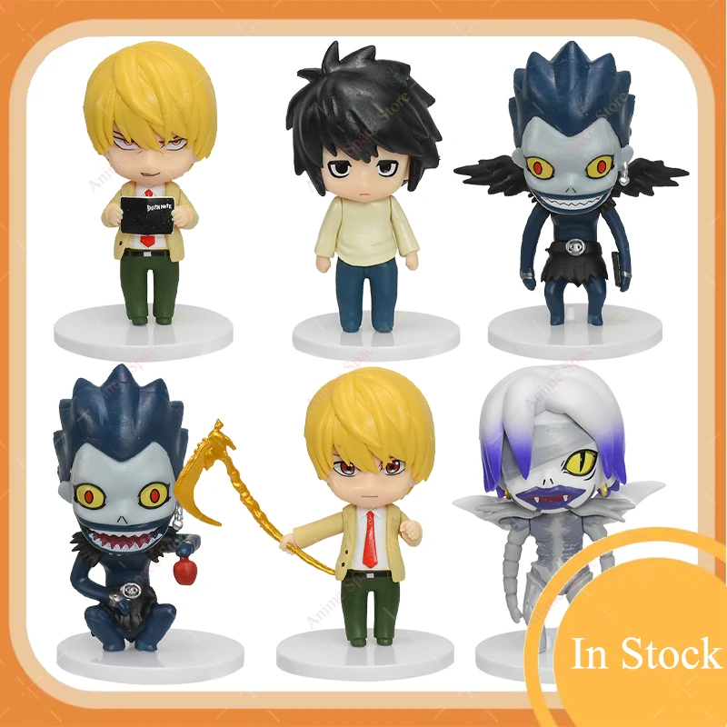 6pcs-wholesale-Death-Note-Figures-Ryuk-Rem-Yagami-L-Lawliet-Q-Version ...