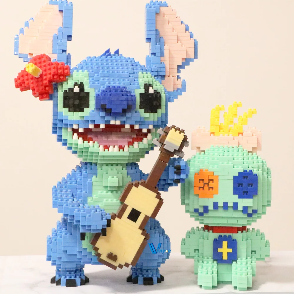 Stitch-Scrump-Micro-Building-Blocks-Kawaii-Disney-Lilo-and-Stitch-DIY ...