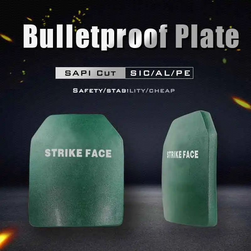polyurea-10-12inch-ballistic-plate-level-III-level-IV-Tactical-Pad-Vest ...