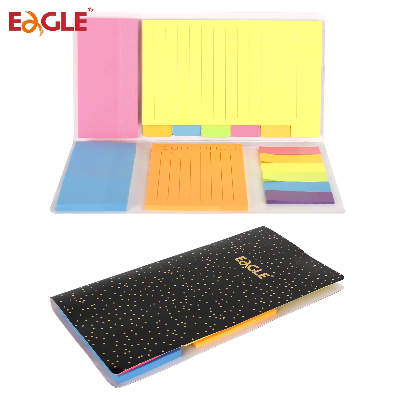 Eagle-Sticky-Notes-Set-340-Sheets-Book-Creative-Notepad-Adhesive ...