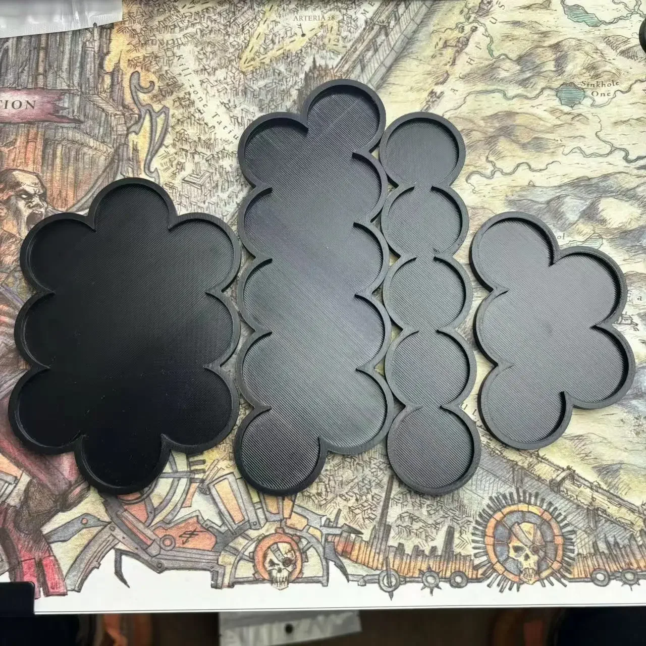 For Warhammer 32mm Round Bases Tray 3D Printed Model Movement Tray ...