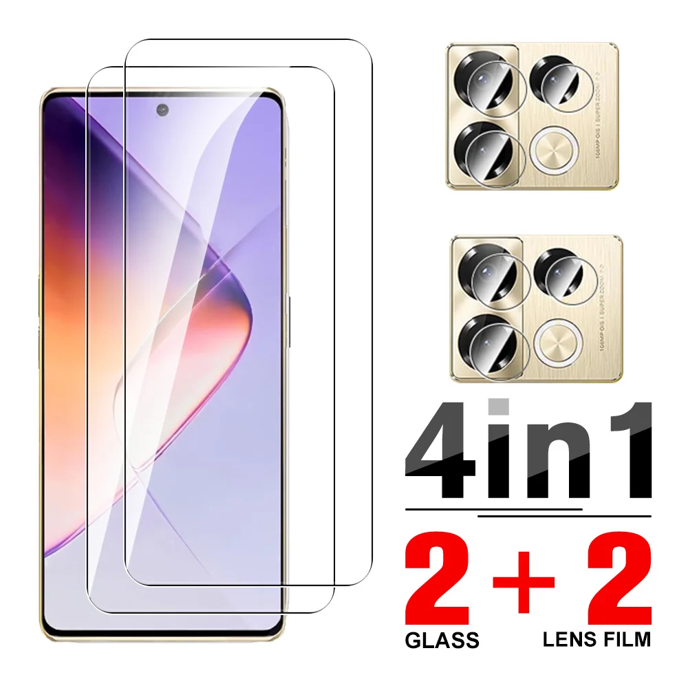 4-To-1-For-Infinix-Note-40-Tempered-Glass-Case-Camera-Protector-For ...
