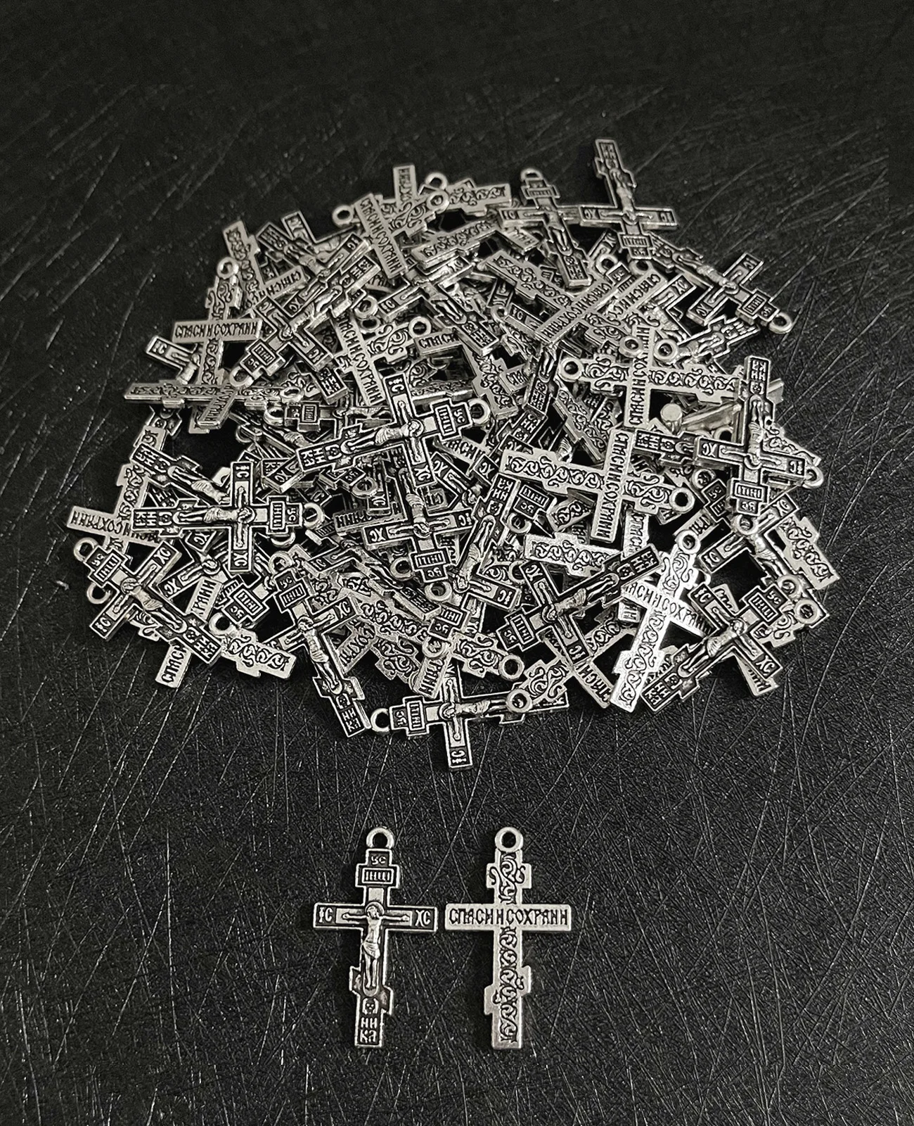 Cottvott-30Pcs-Orthodox-Crucifix-Mini-Cross-Pendant-DIY-Rosary-Chaplet ...