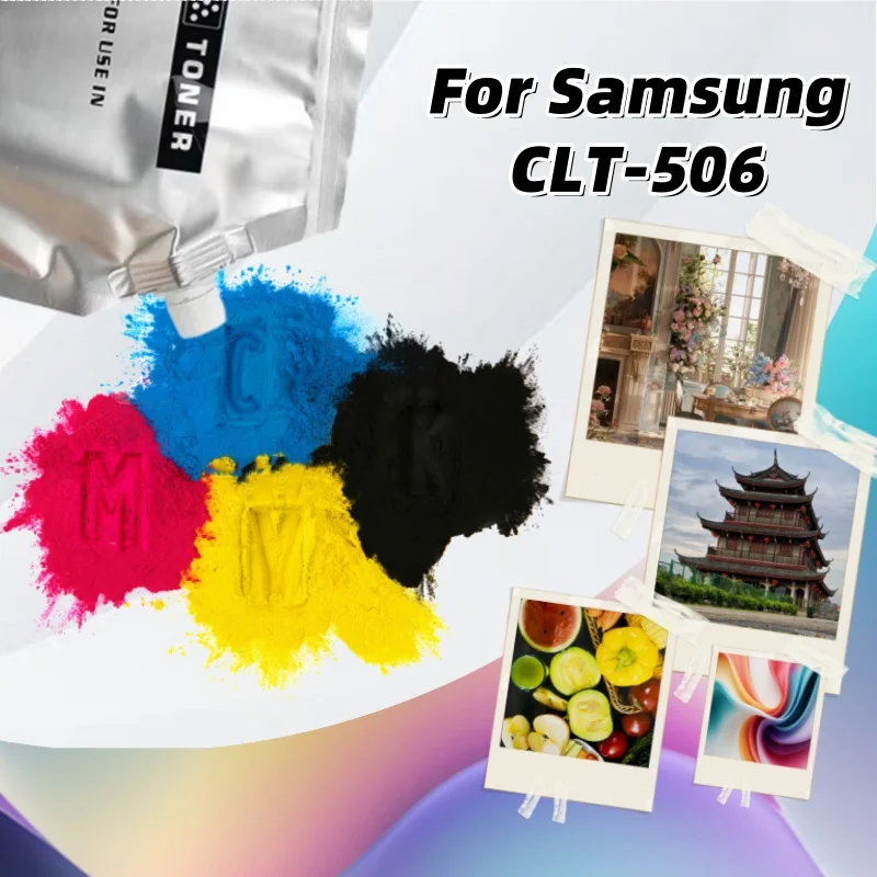 500g/PS CLT-K506L KCMY Toner Powder For Samsung CLX 6260FR 6260FD ...