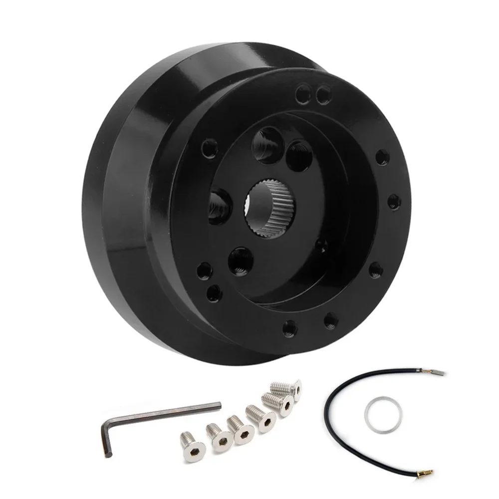 Sports-Polished-Short-Hub-Adapter-Boss-Kit-5-6-Hole-Car-Steering-Wheel ...