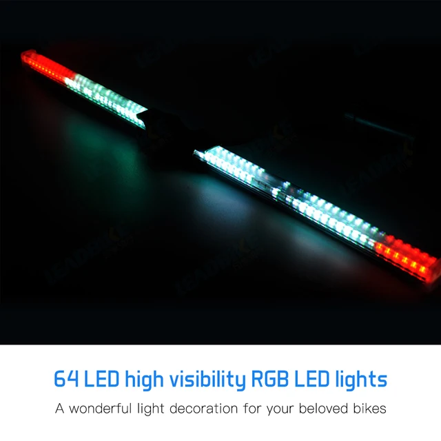 Spoke Lights 2500cd/m2 Intelligent Smart Bike Spoke Wheel Light Monitor ...