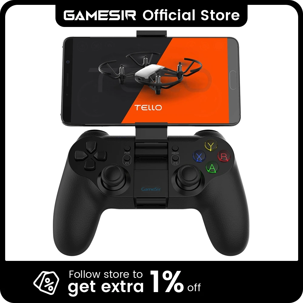 GameSir-T1d-Bluetooth-Controller-for-DJI-Tello-Mini-Drone-Compatible ...