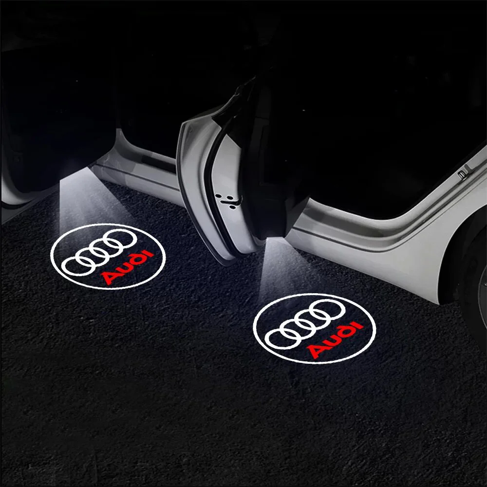 2pcsCar Door Decoration Laser Projector Logo Lights LED HD Welcome Lamp For Audi A1A3 8P 8V A4 A5 A6 A7 A8 Q3Q5Q7 Q8 Sline TT RS AliExpress 34