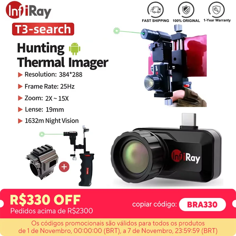 InfiRay-Xinfrared-T3-Infrared-Thermal-Imager-Monocular-Night-Vision ...