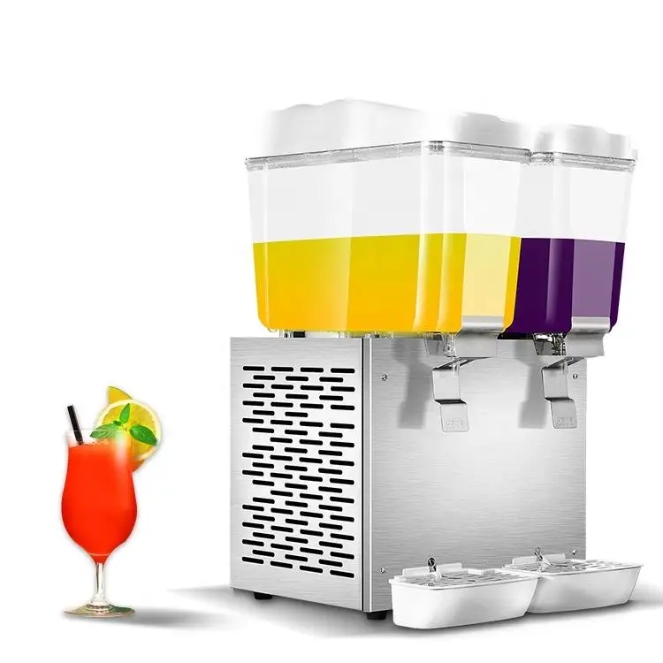 Commercial-Beverage-Dispenser-Juice-Dispenser-machine-Double-Head-Food ...
