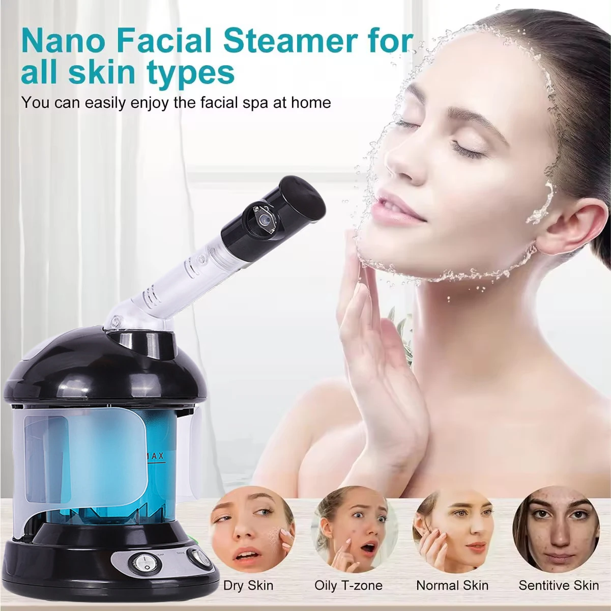 Professional-Humidifier-Facial-Steamer-Skin-Face-Spray-Care-Tool ...