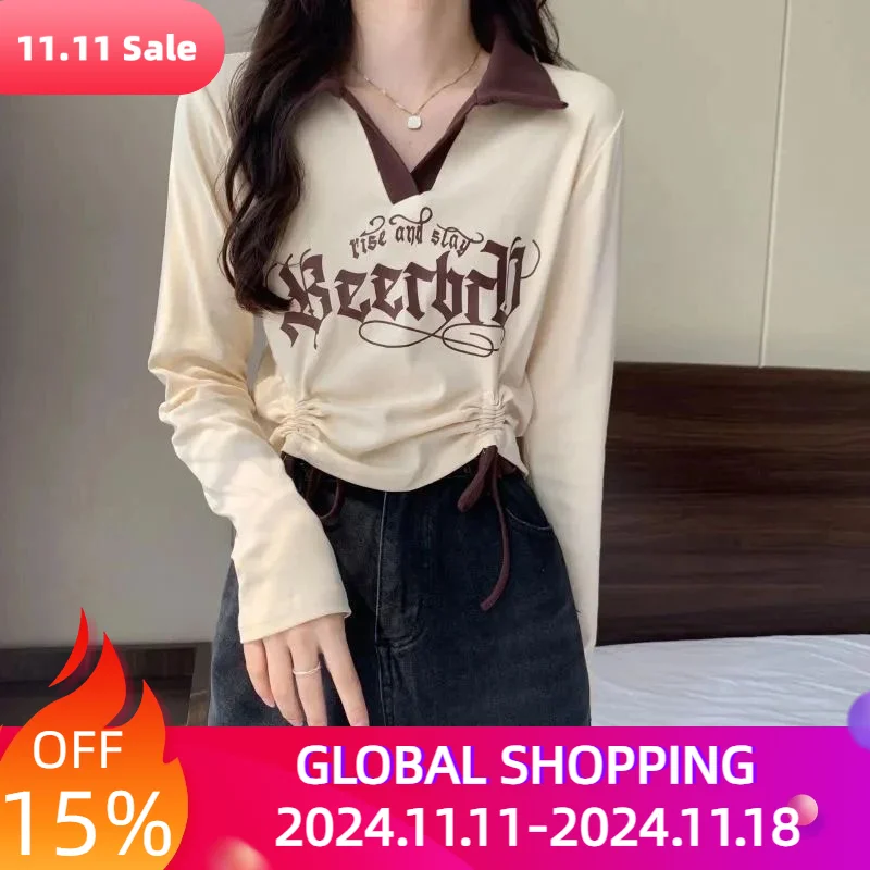 Yasuk-Spring-Autumn-Women-s-Casual-T-Shirts-Female-Pullover-Loose-Tees ...