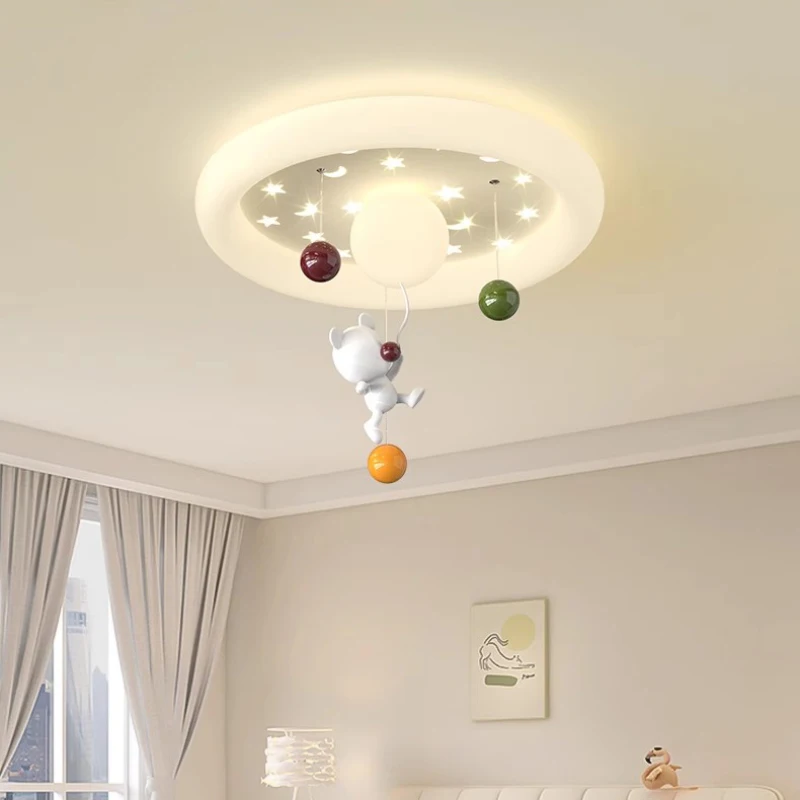 Warm-Romantic-Children-s-Room-Ceiling-Lamps-Cute-Starry-Sky-Mouse-Lamp ...