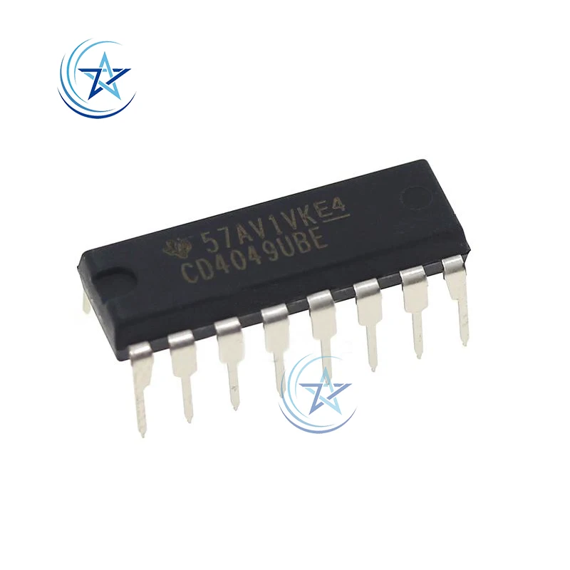 30PCS-Original-all-new-CD4049UBE-direct-plug-DIP-16-inverter-buffer ...