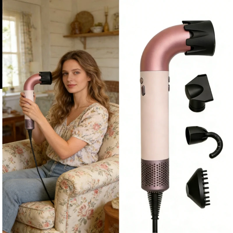 Negative Ion Portable Hair Dryer, Professional Fast-Drying Electric ...