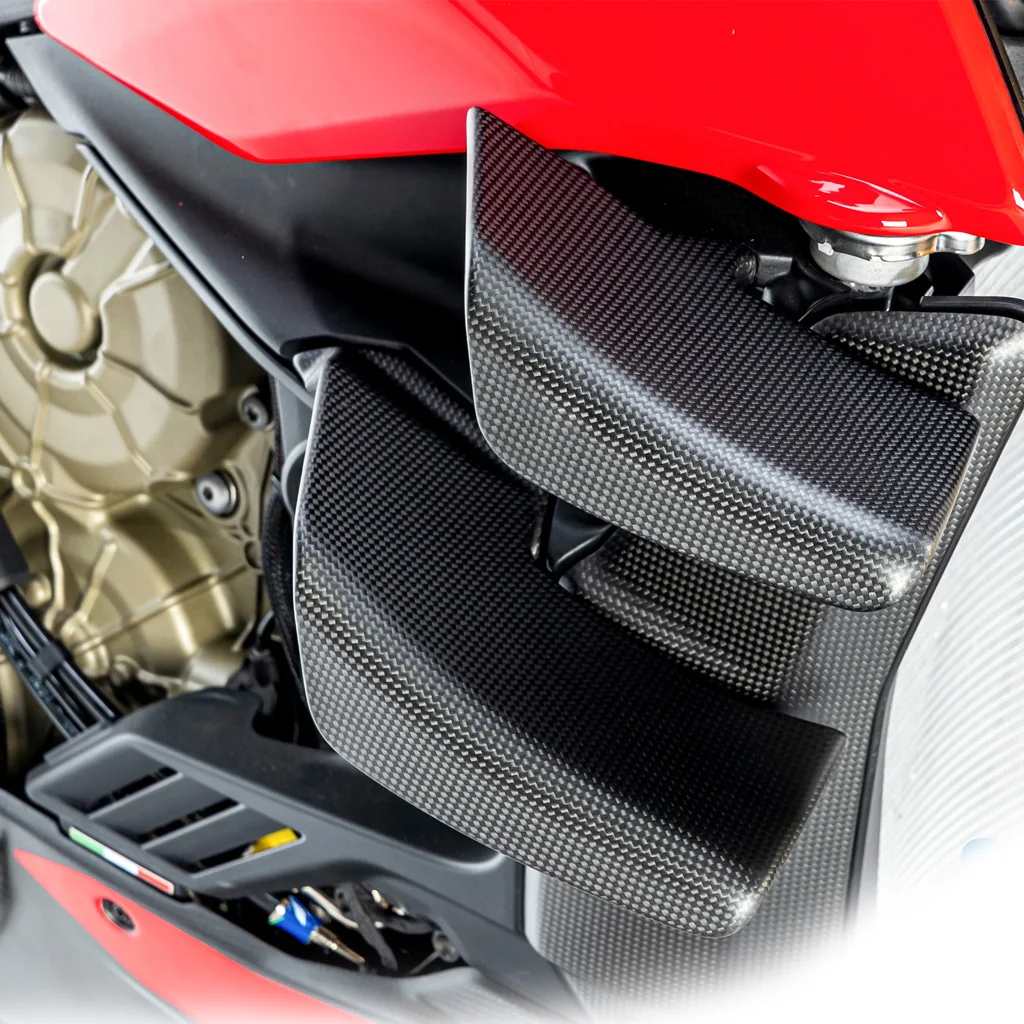 Motorcycle Accessories 3k Carbon Fiber Winglets Fixed Wind Deflectors ...