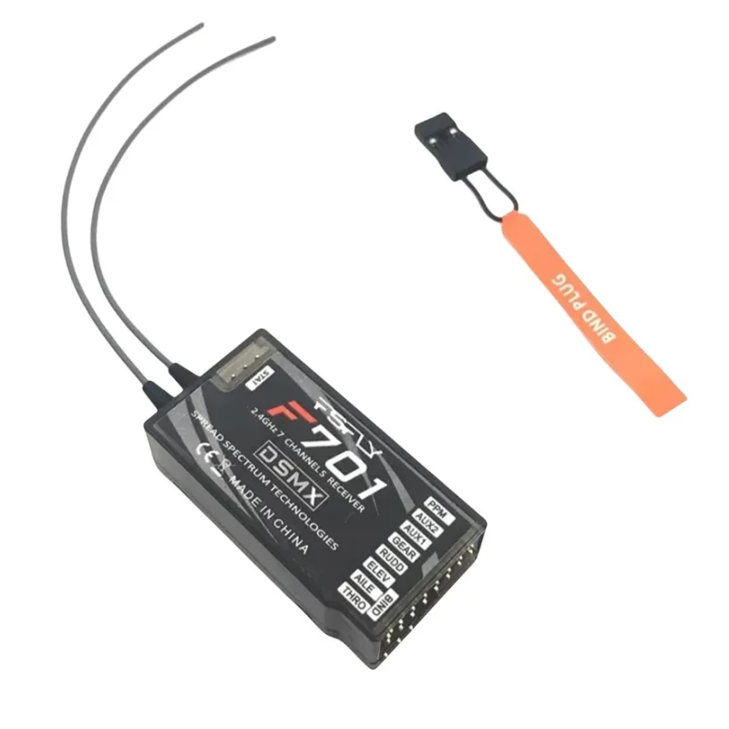 F701-7CH-Channels-RC-Receiver-2-4GHz-W-PPM-Output-Dual-Antenna-PK ...