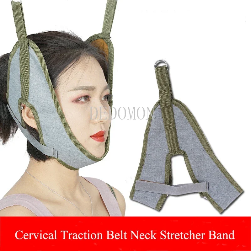 Cervical-Traction-Belt-Neck-Stretcher-Band-Vertebrae-Recovery-Health ...