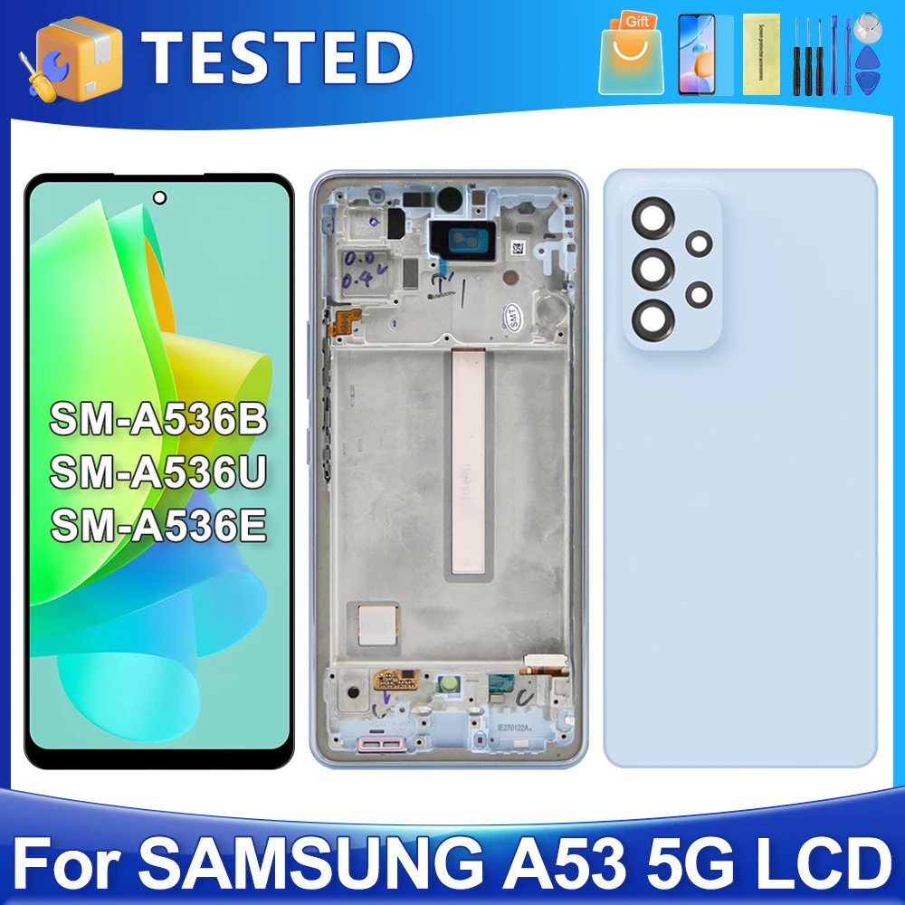 A53 5G For Samsung Tested A536 A536B A536U A536E A536V A536W A536N LCD ...