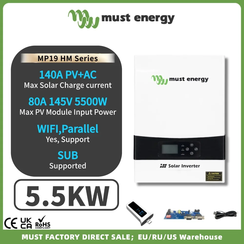 MUST-PV18-5048-5548-VHM-Parallel-48V-5KW-5-5KW-Hybrid-Solar-Inverter ...