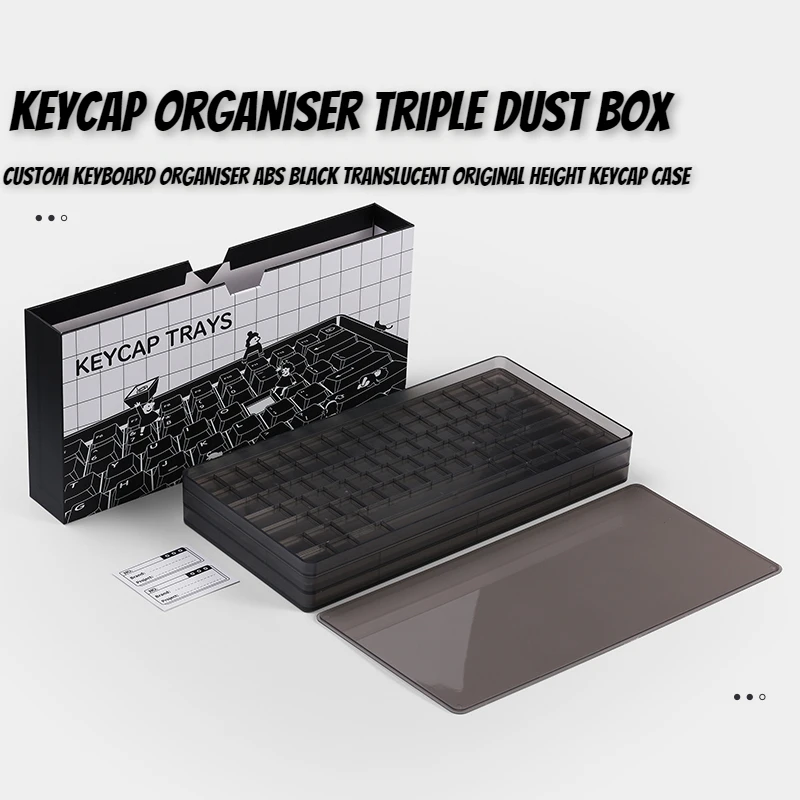 ECHOME-Keycap-Organiser-Triple-Dust-Box-Custom-Keyboard-Cap-Trays ...