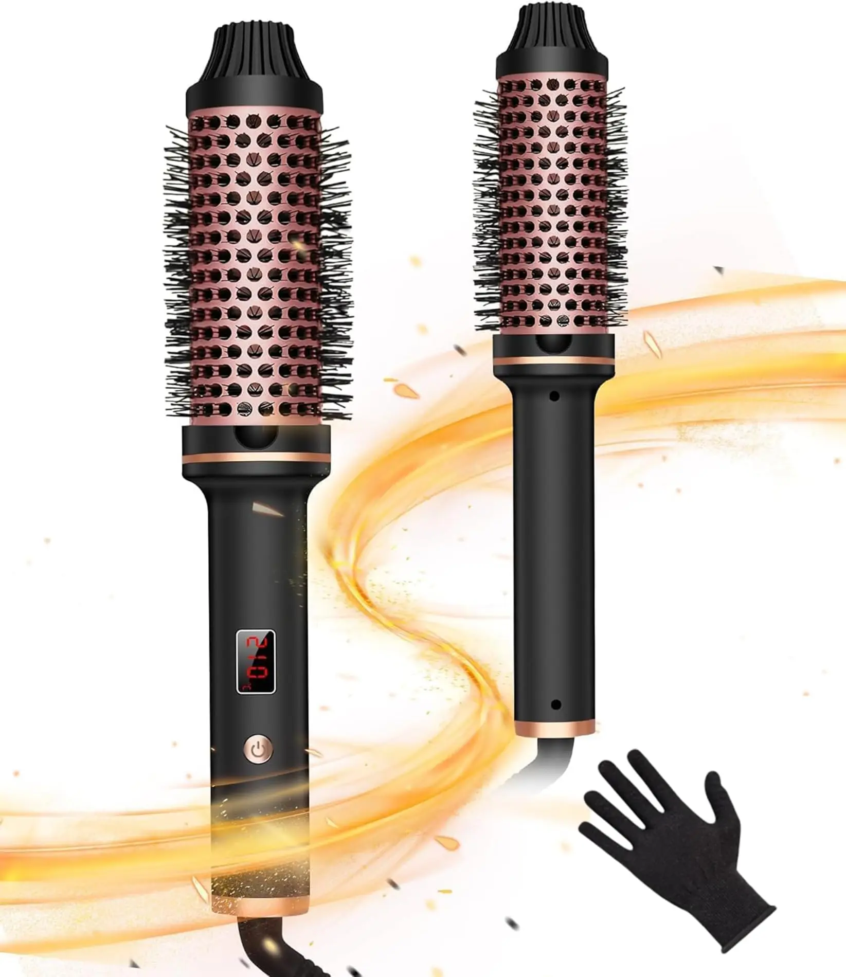 Curling-Thermal-Brush-Hot-Round-Brush-Curling-Iron-Dual-Voltage-Thermal ...