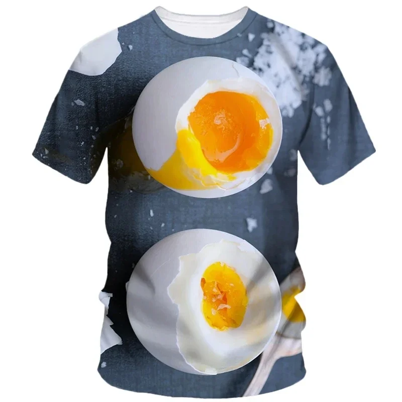 Summer-Fashion-The-Egg-Picture-T-Shirts-For-Men-Casual-3D-Print-Tees ...