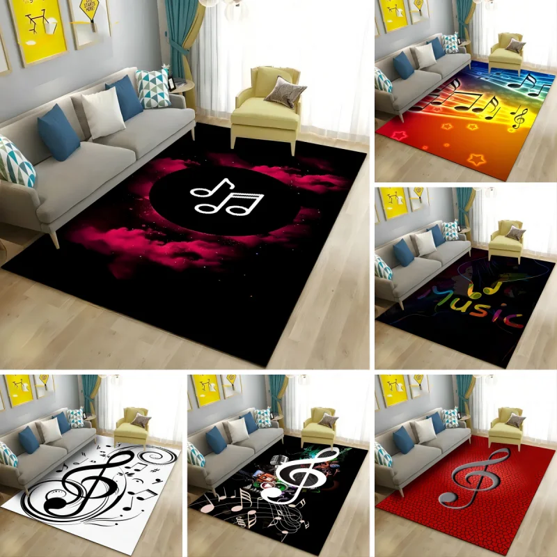3D-Beautiful-Music-Note-Carpet-Area-Rug-Living-Room-Bedroom-Soft-Study ...