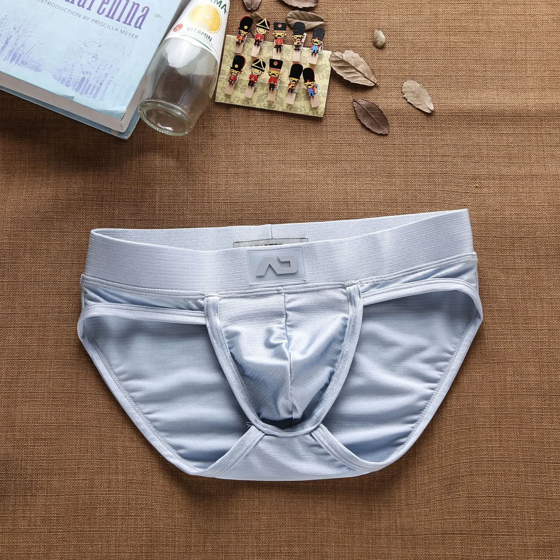 Men-s-low-waisted-sexy-nylon-drawstring-bright-color-briefs-ad3-m257 ...