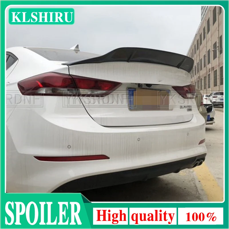 For-Hyundai-Elantra-spoiler-2017-2018-19-High-Quality-carbon-fiber ...