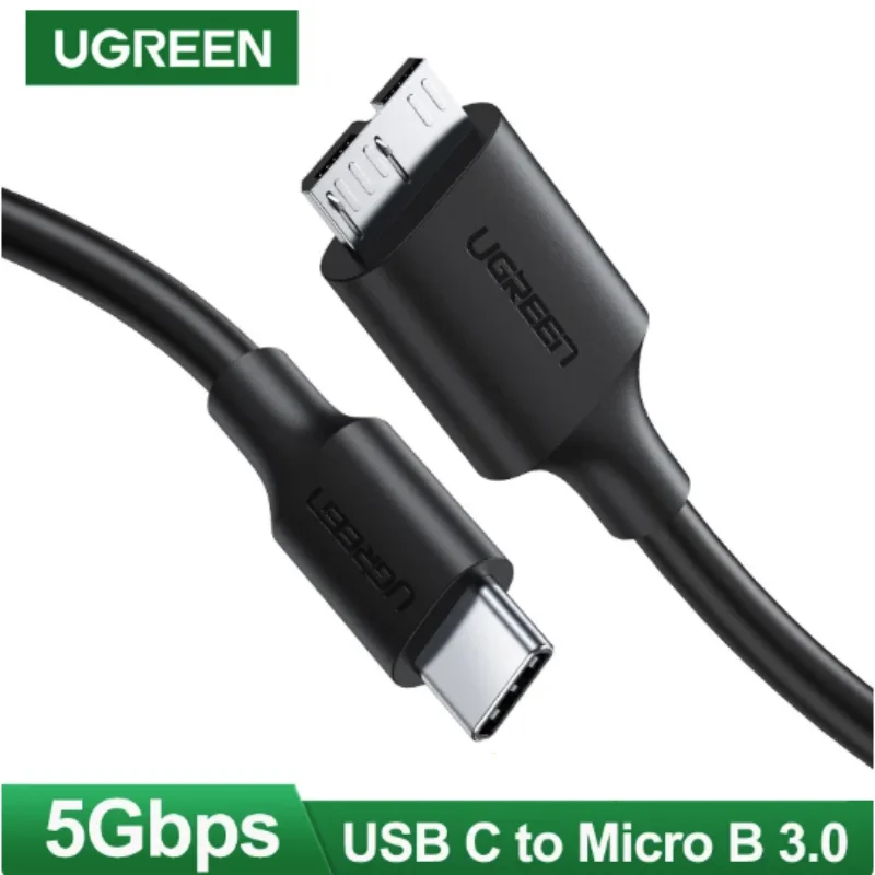 Ugreen USB Type C to Micro B 3.0 Cable Connector For HDD SSD External ...