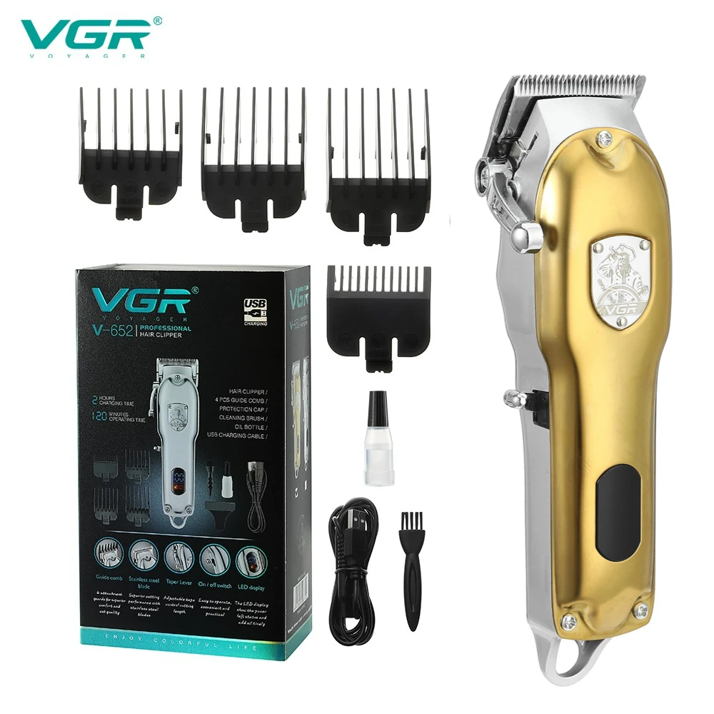 VGR-Hair-Cutting-Machine-Professional-Hair-Clipper-Adjustable-Hair ...