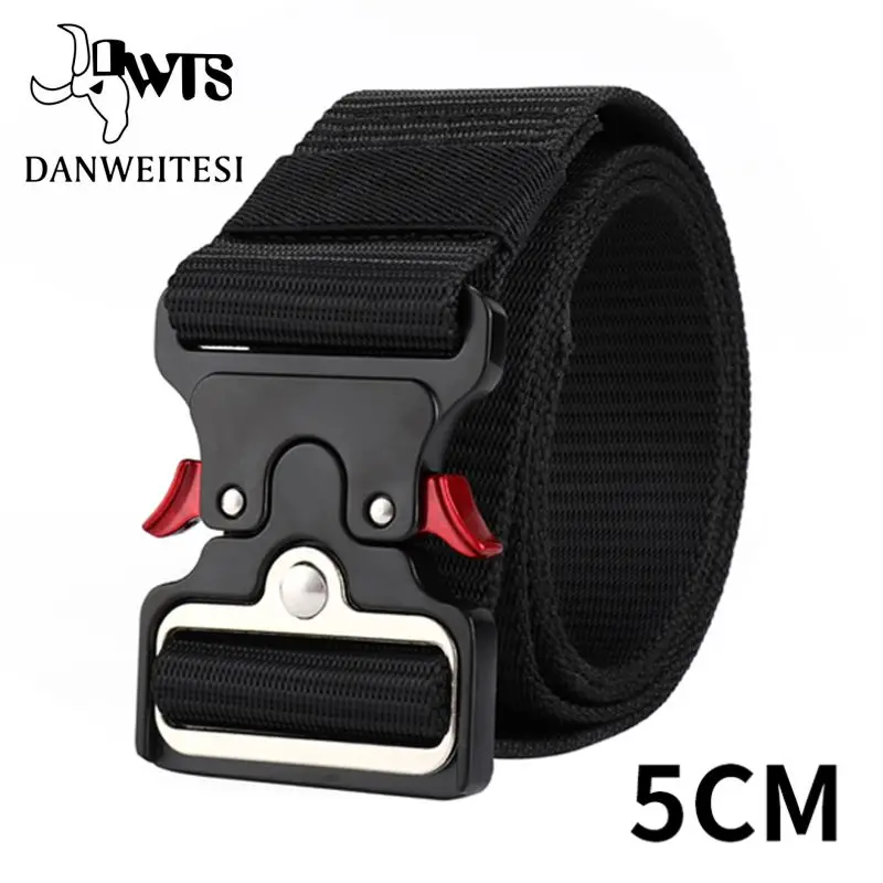 5-0CM-Wide-Army-Belt-Tactical-Military-Nylon-Waist-Belts-Quick-Release ...