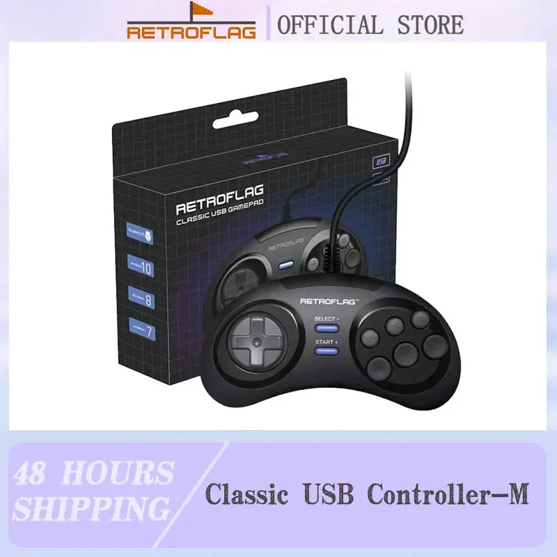 Retroflag-Classic-Retro-USB-Controller-Wired-Gamepad-Gaming-Controller-For-Raspberry-Pi-Windows ...