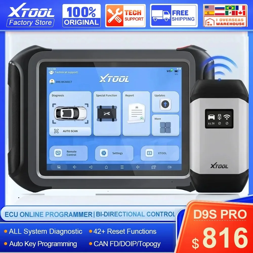 XTOOL-D9S-Pro-Upgraded-of-D9Pro-Car-Diagnostic-Tools-ECU-Programming-Coding-Key-Programmer ...