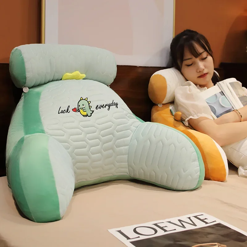 Cartoon-Support-Lumbar-Pillow-for-Reading-Sofa-Throw-Pillow-Bedside ...