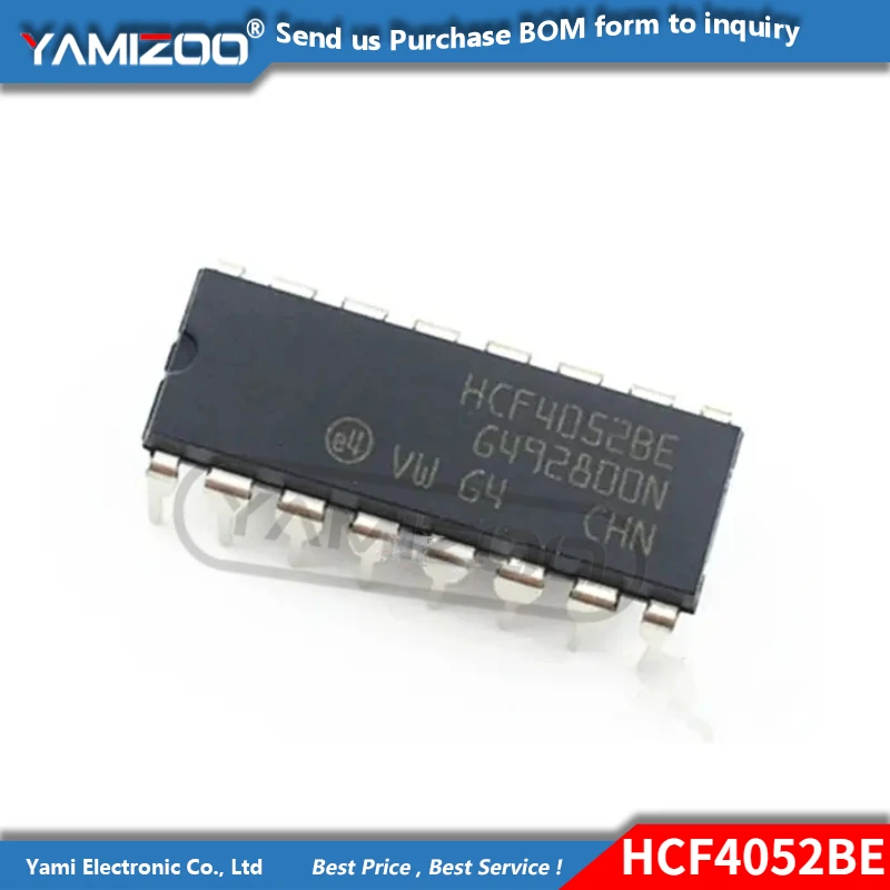 5PCS HCF4052BE DIP-16 HCF4052BEY DIP16 HCF4052B DIP HCF4052